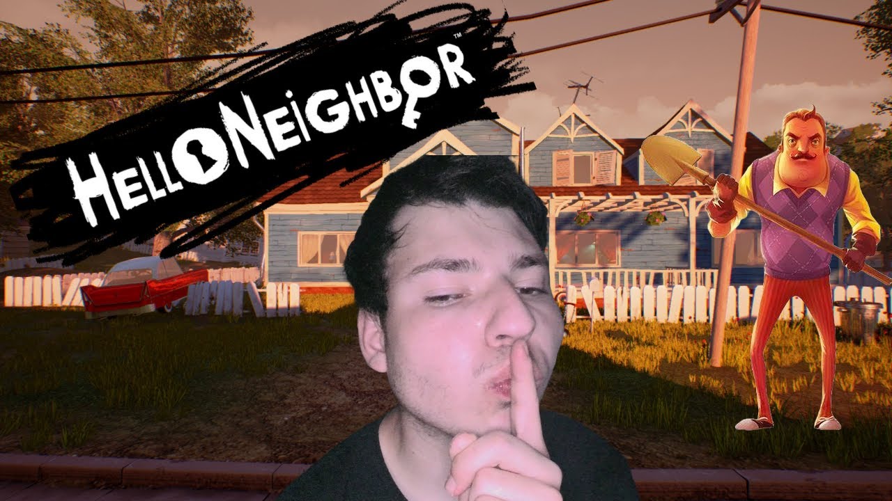 playing hello neighbor full game - YouTube