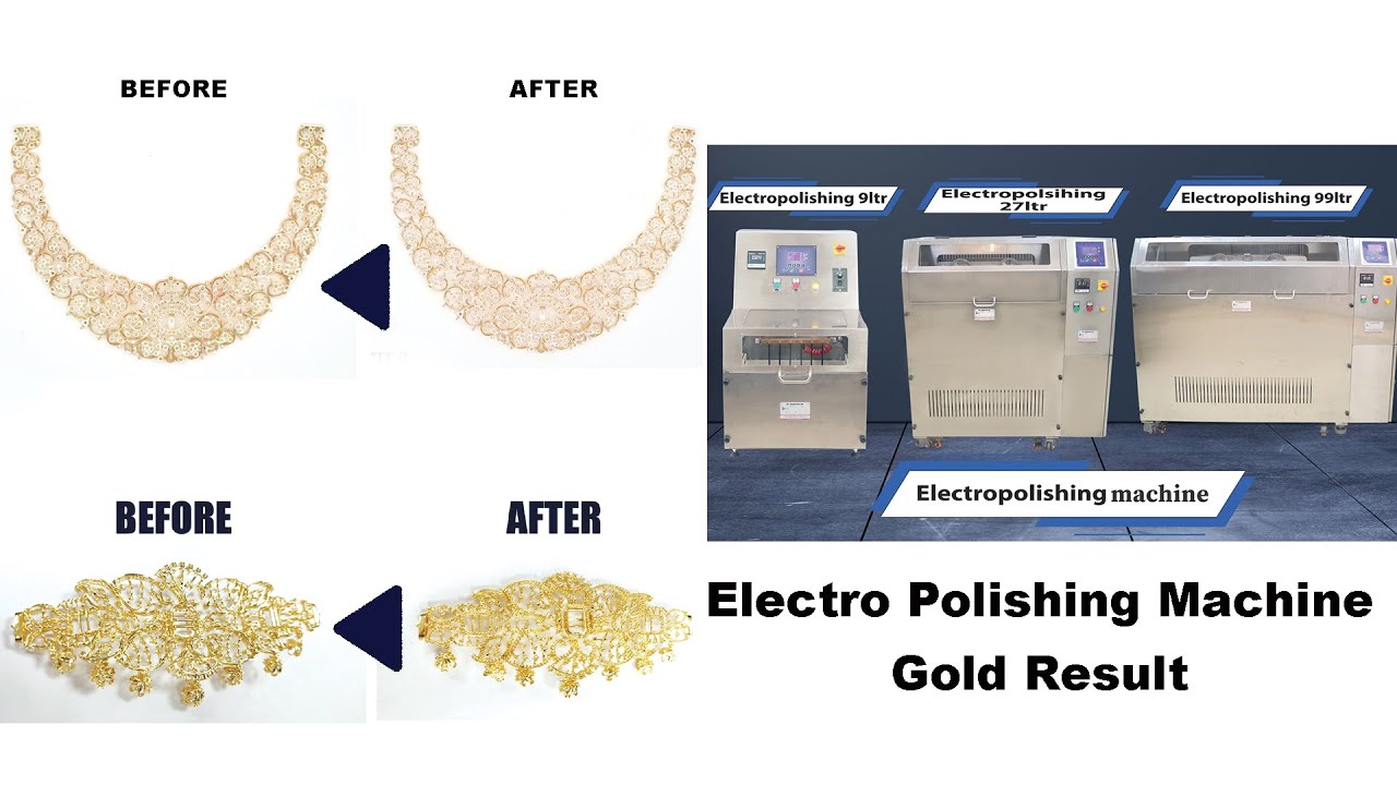 EP Result Gold | Do-It Electro polishing machine | Jewlery polishing ...