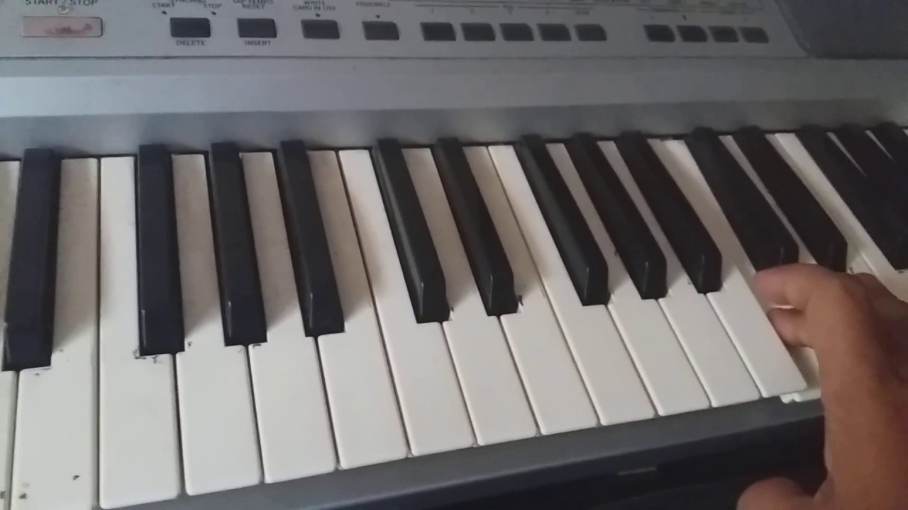 Tutorial belajar not piano topi saya bundar - YouTube