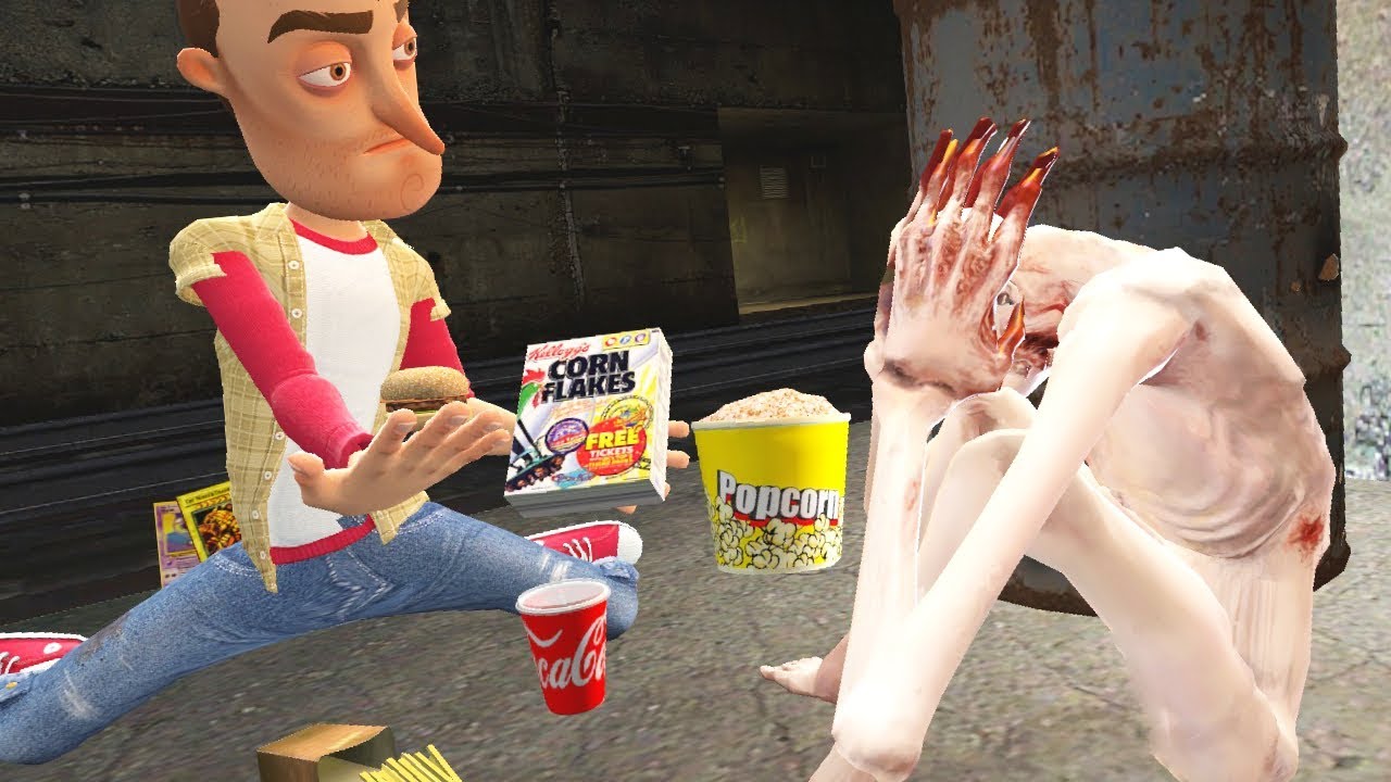 I Tried to Feed Hamburgers to a Homeless SCP in Garry's Mod (Gmod ...