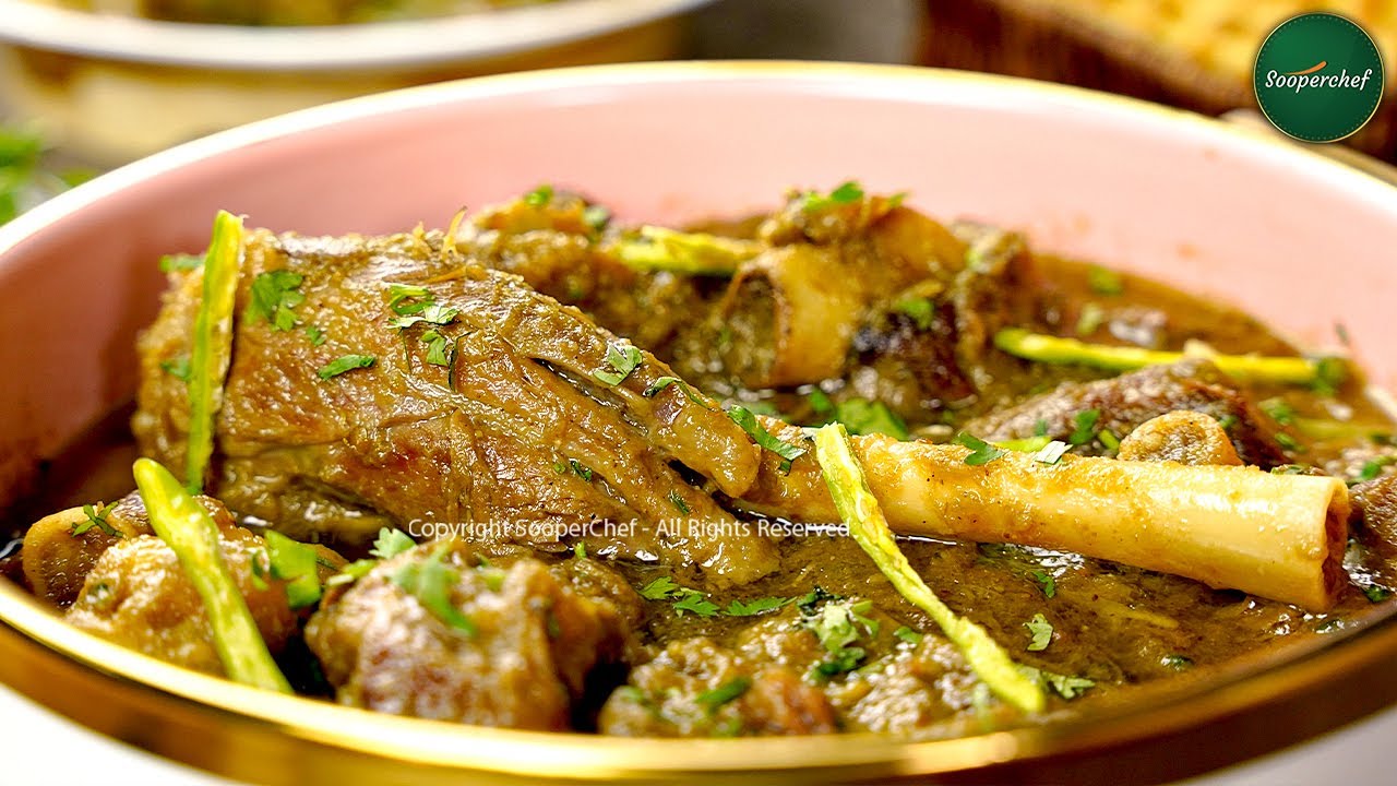 Green Chili Mutton Korma Recipe by SooperChef | Hari Mirch Mutton Korma | Bakra Eid Recipes ...