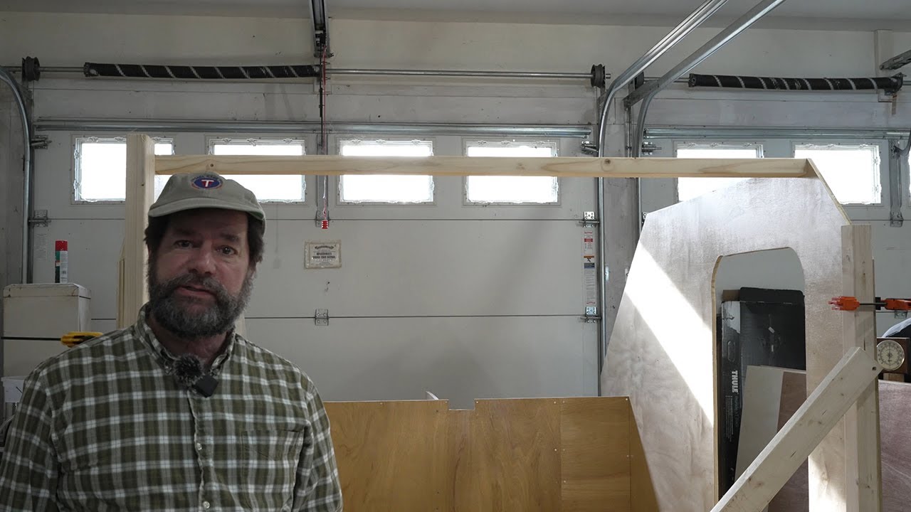 Building My DIY Teardrop Type Trailer Camper Part 2 - YouTube