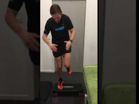 Single Leg Step Hops (POGO Physio) - YouTube