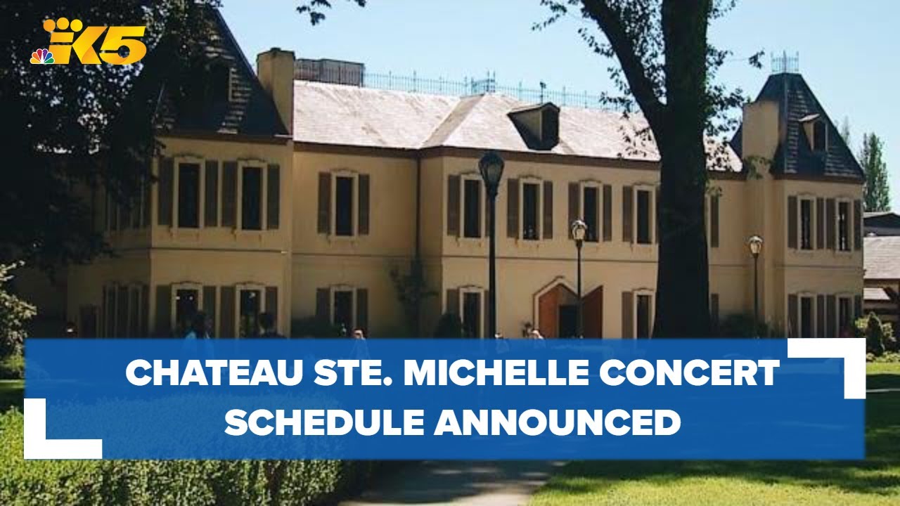 Chateau Ste. Michelle's summer concert schedule announced - YouTube