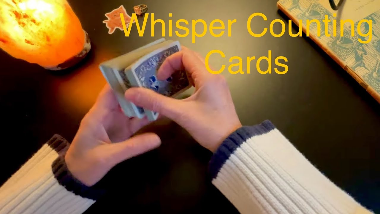 Counting a Deck of Cards, Mostly Whisper ASMR for Sleep or Relaxation ...