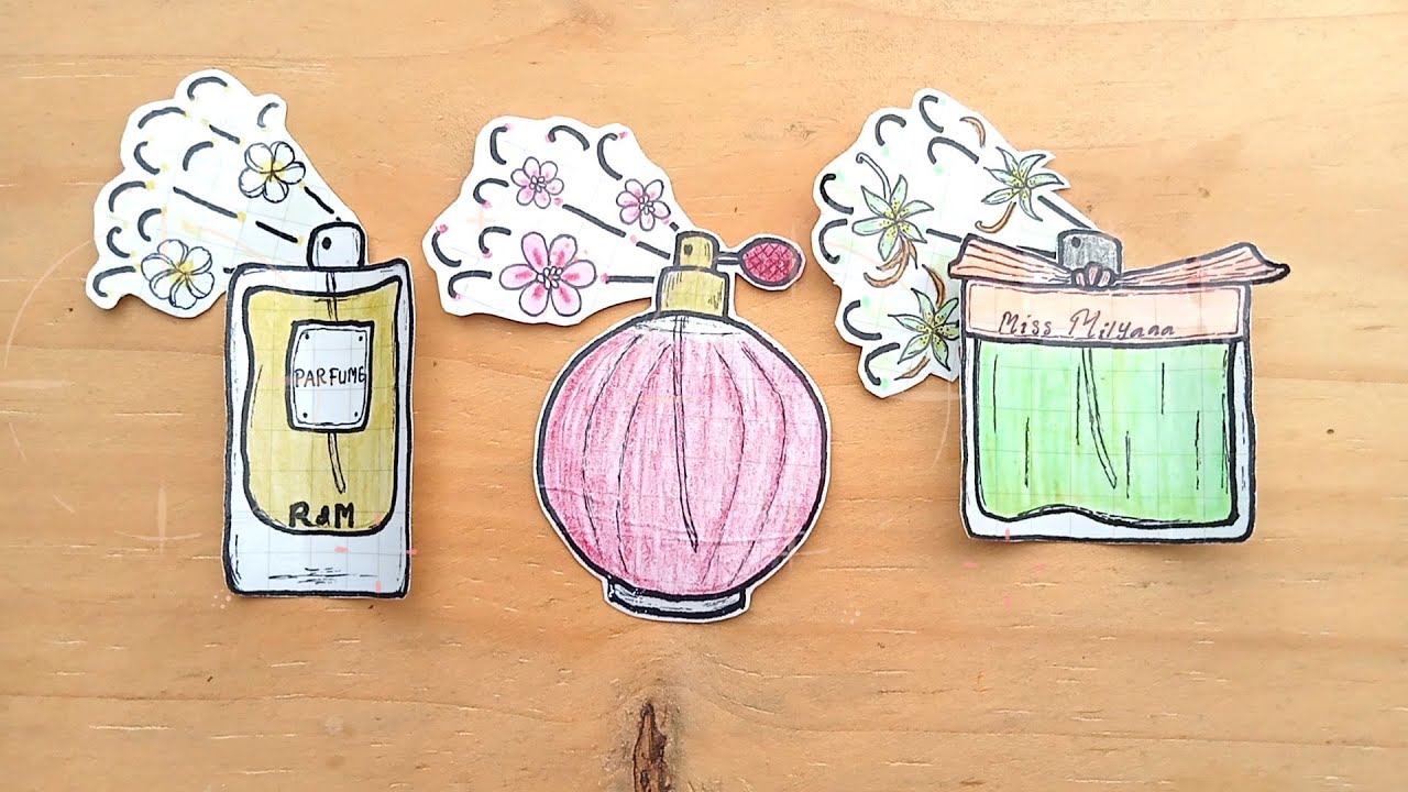 [💸 paper diy 💸] Paper Play || Mencoba Parfum Baru - YouTube