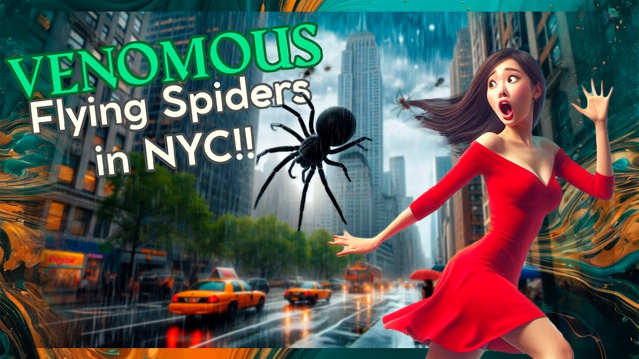 🕷️Venomous Flying Spiders in New York!!! - YouTube