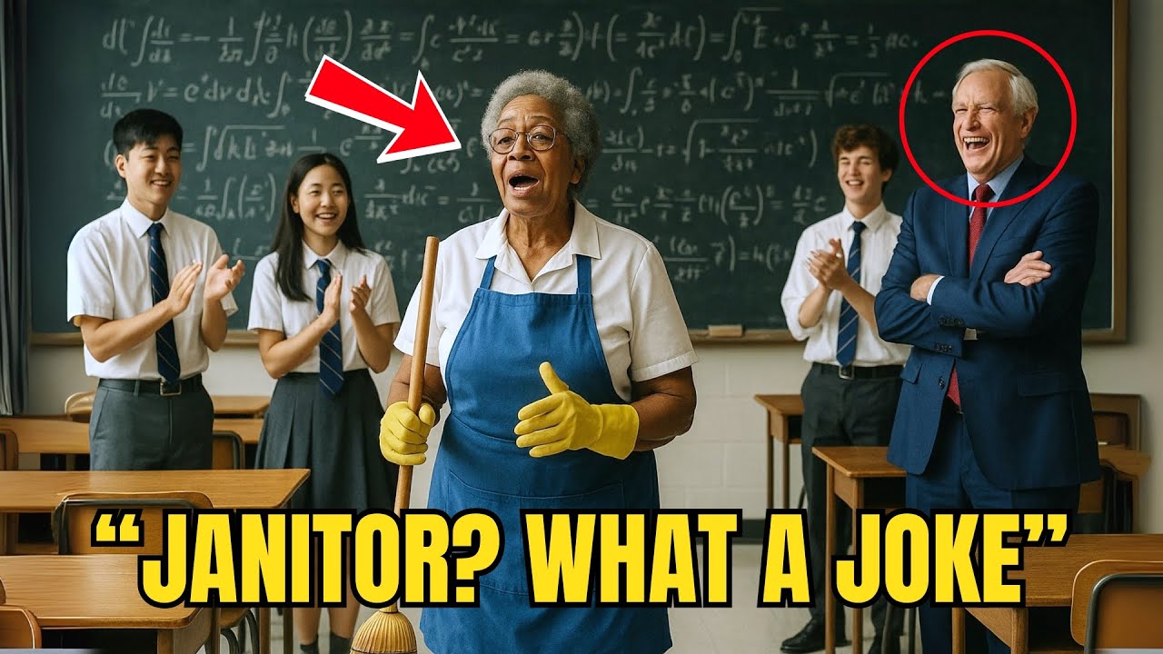 Teacher Told Black Janitor To Solve Calculus As A Joke—Has No Idea She ...