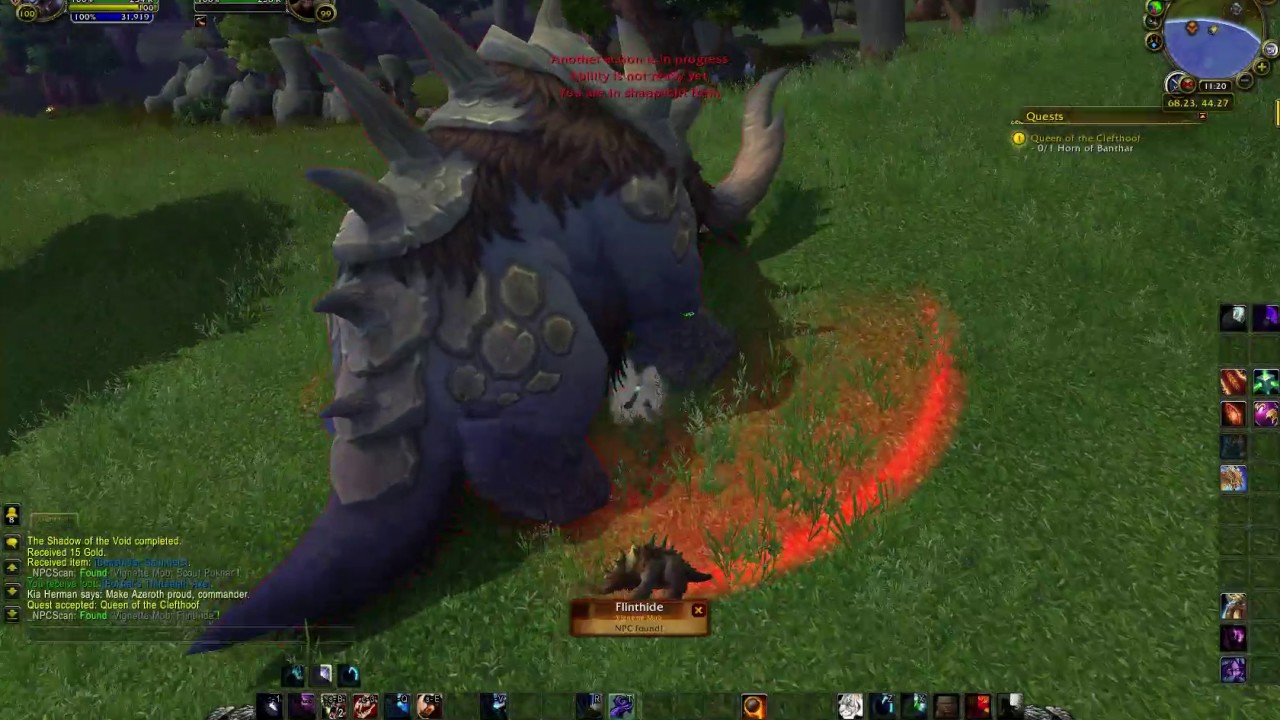 Queen of the Clefthoof WoW quest - YouTube
