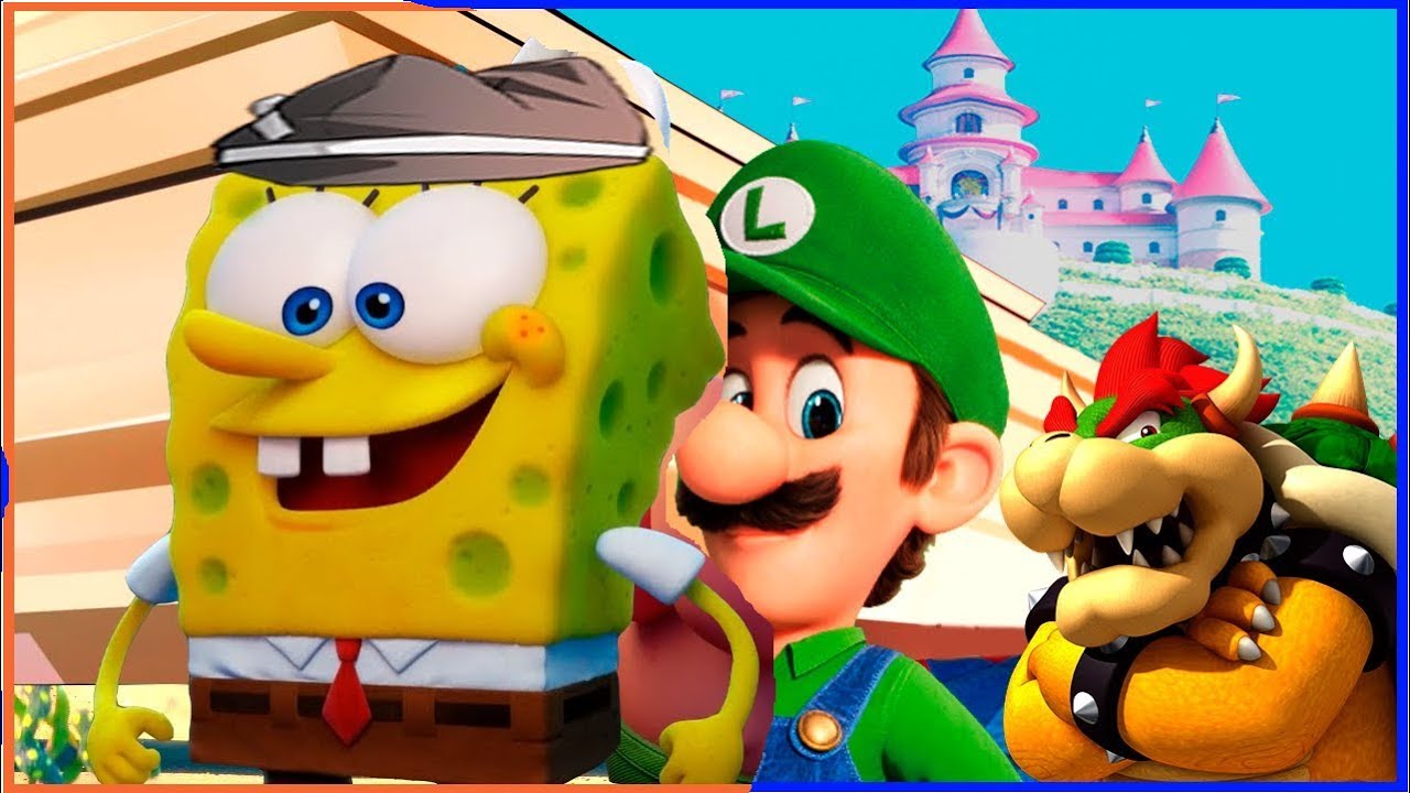 The Super Mario Bros Movie and SpongeBob Coffin Dance Mashup ...