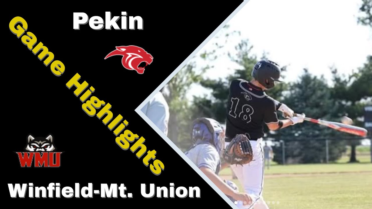 Pekin vs. Winfield-Mt. Union Baseball Game Highlights (5/30/25) - YouTube