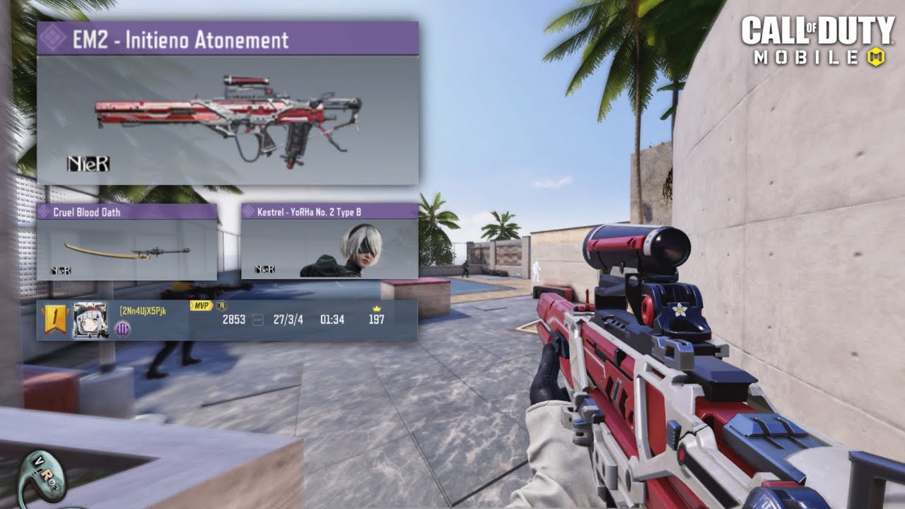 F2W EM2 - Initieno Atonement CODM Gameplay | Cruel Blood Oath Katana | Kestrel - YoRHa No. 2 ...