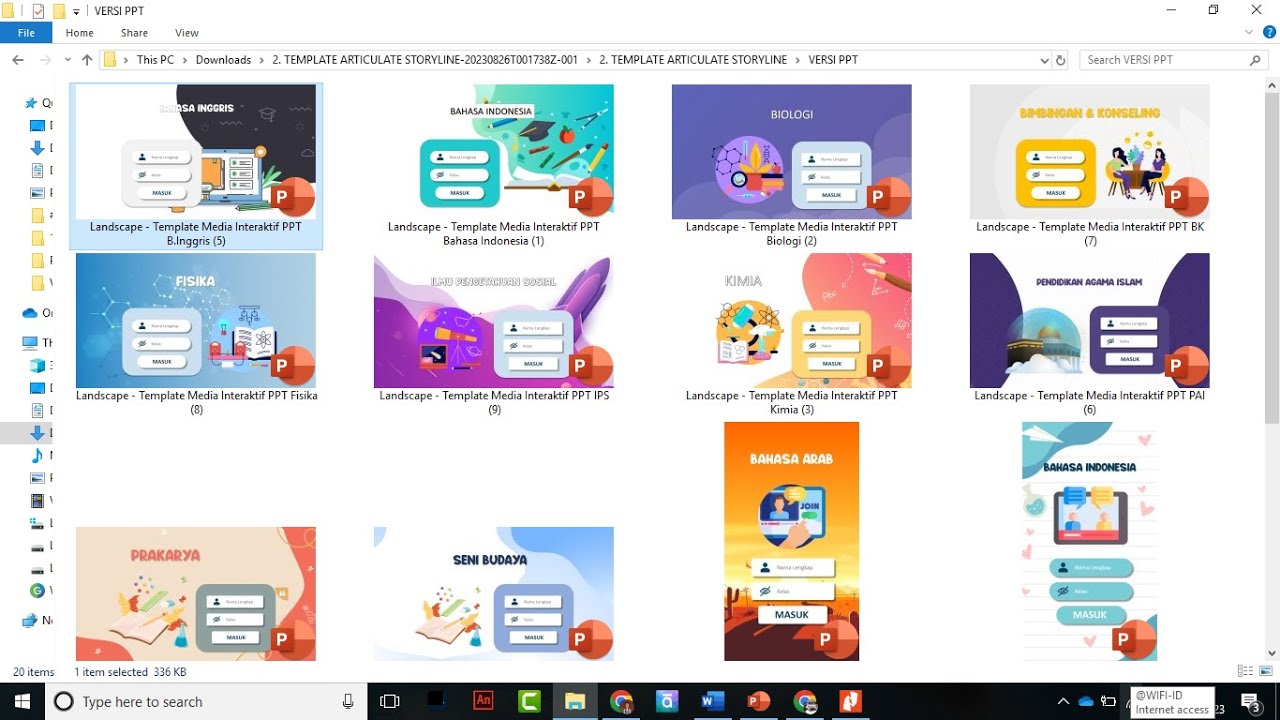 Kumpulan Template Desain Media Interaktif Articulate Storyline (.story ...