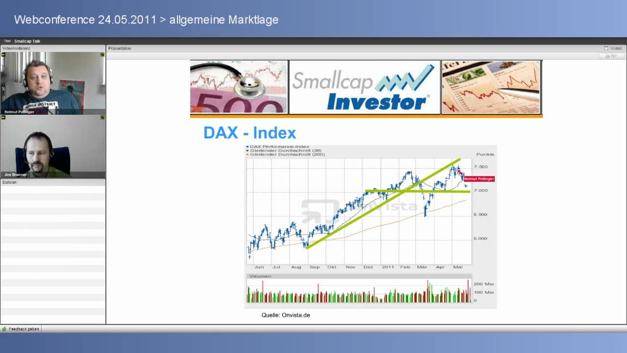 Joe Brunner (Small Cap Investor) + Helmut Pollinger (bullVestor) über ...