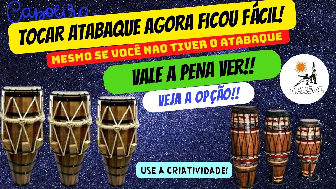 Como tocar Atabaque! - YouTube