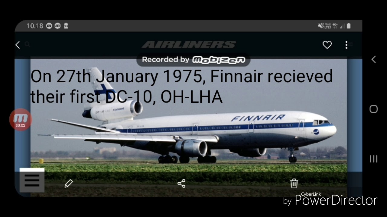 Finnair DC-10 Fleet History (1975-96) - YouTube