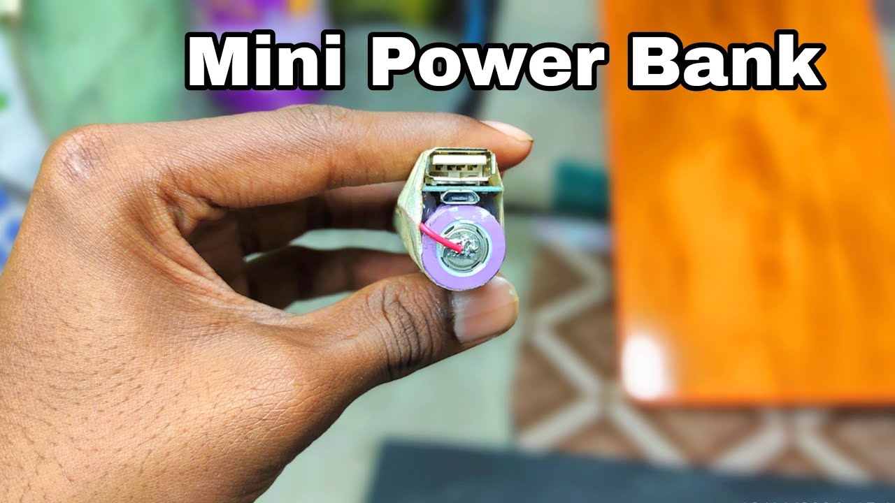 How To Make 5 Volt Mini Power Bank - YouTube