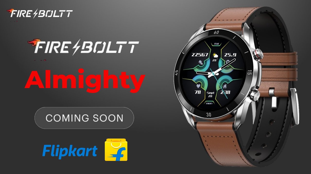 Fire Boltt Almighty Smartwatch 🔥Launching Soon ⚡All Features & Specs⚡ ...