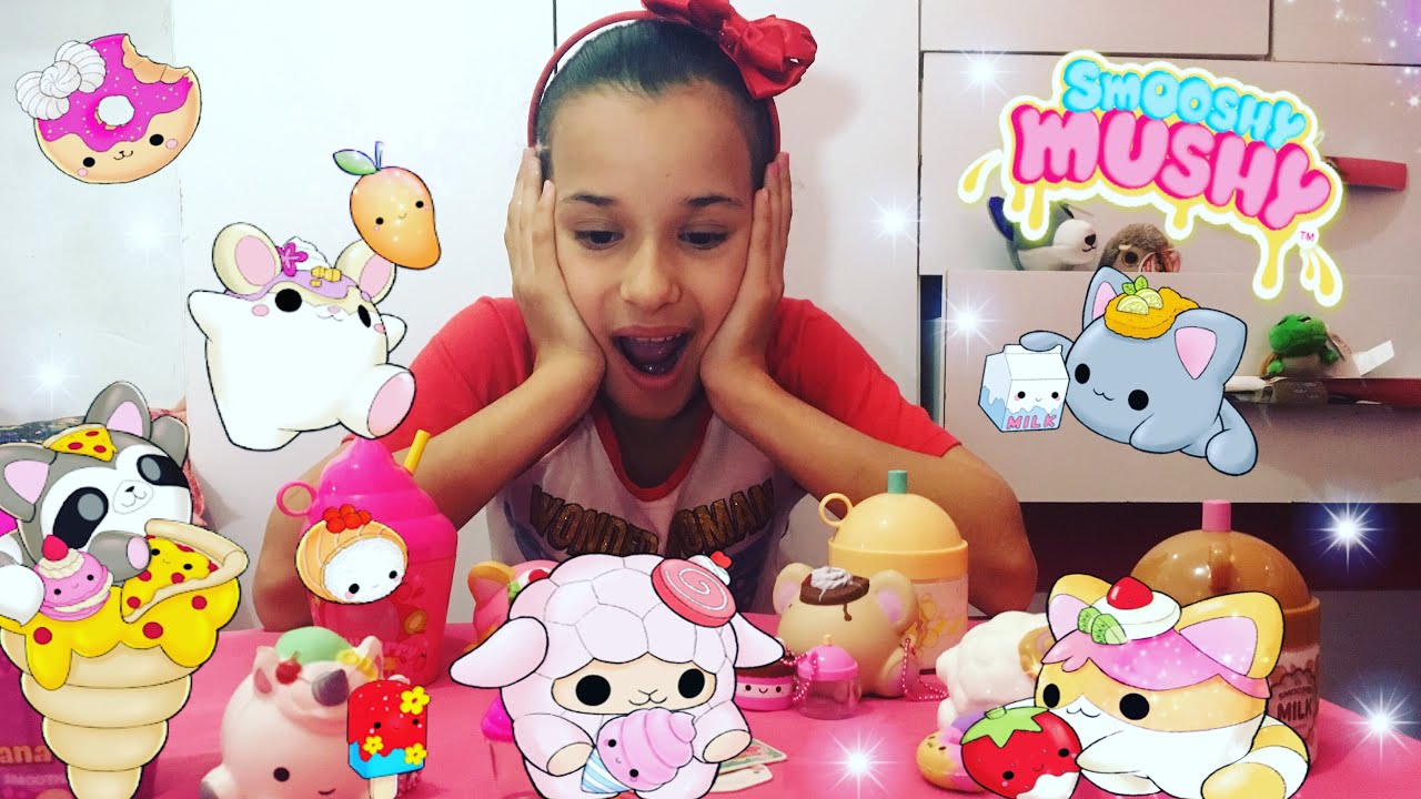 ABRINDO SMOOSHY MUSHY | INVASÃO DE SMOOSHY MUSHY - YouTube