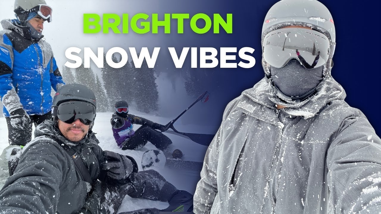 Snow Day at Brighton Resort! A Full Day of Snowboarding 🏂🏂 - YouTube