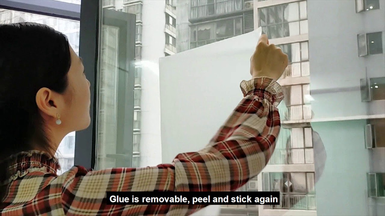 Durable Embossed Window Glass Stick Covering for Office and Home ...