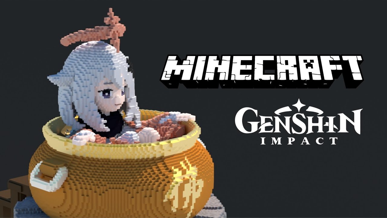 I build Paimon in Minecraft ! - This is what happened (GenshinImpact ...