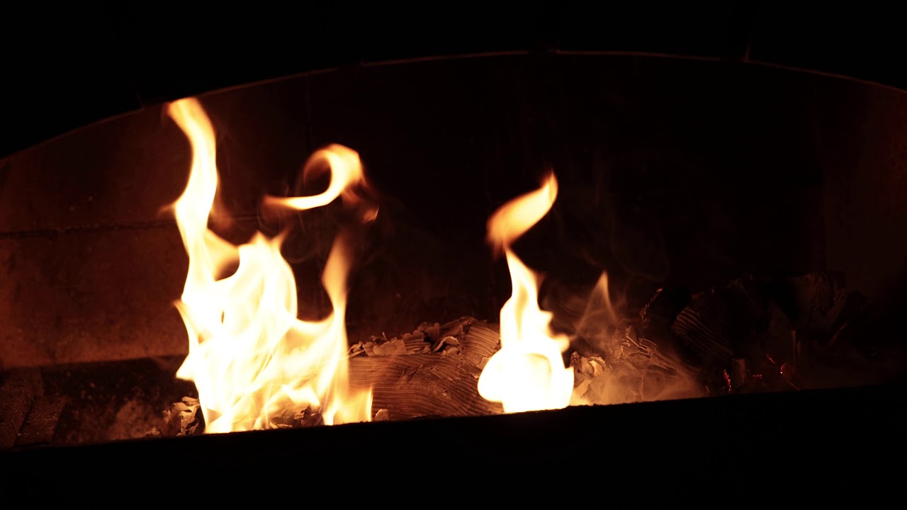 Fireplace and Flames 4K free stock video - YouTube