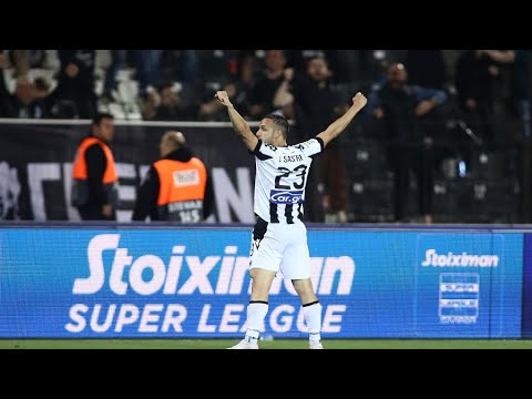ΠΑΟΚ ΑΕΚ ,το γκολ του Σάστρε από την θύρα 3 - YouTube