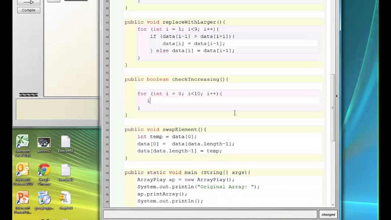 Simple Array Example Continued YouTube Simple Array Example Continued YouTube