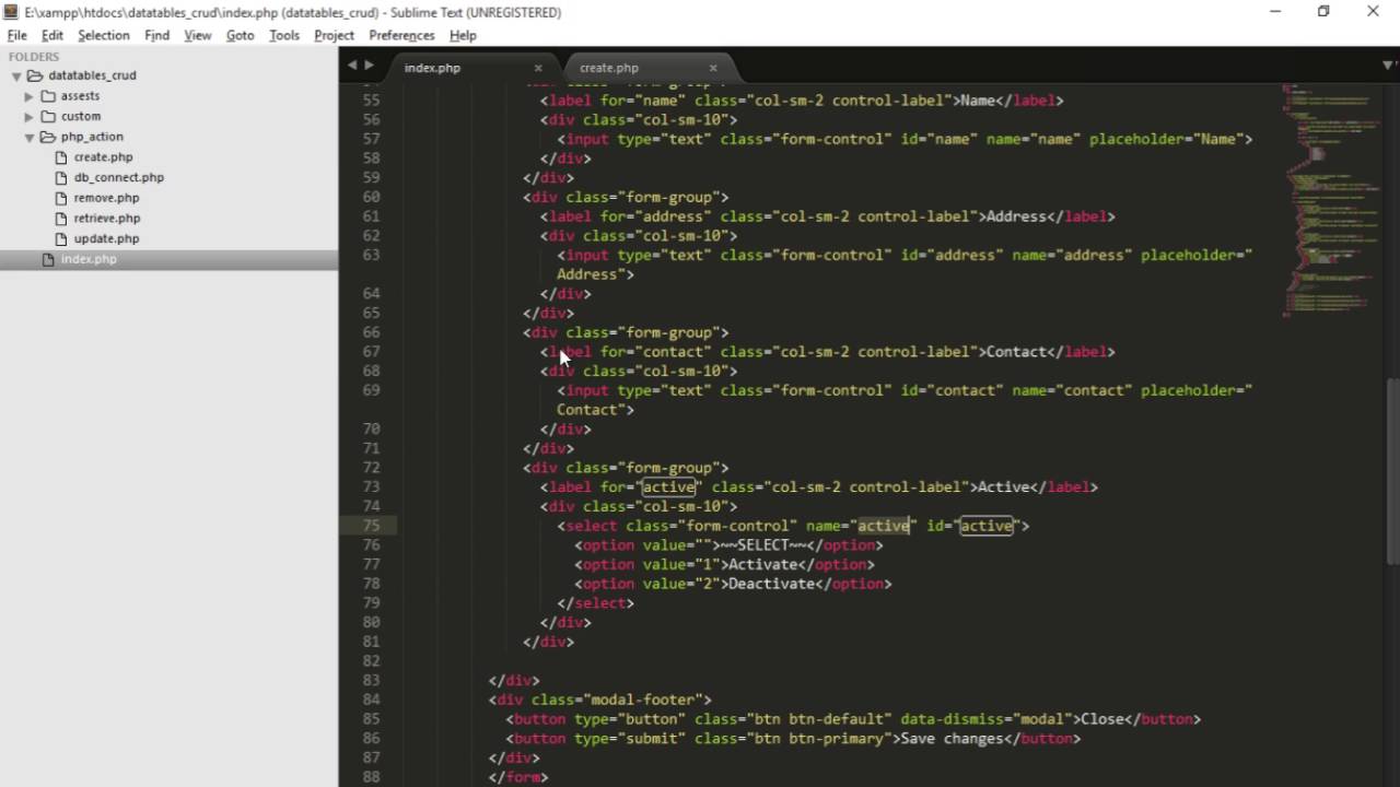 Datatable Crud Part 5 23 Create Member Youtube