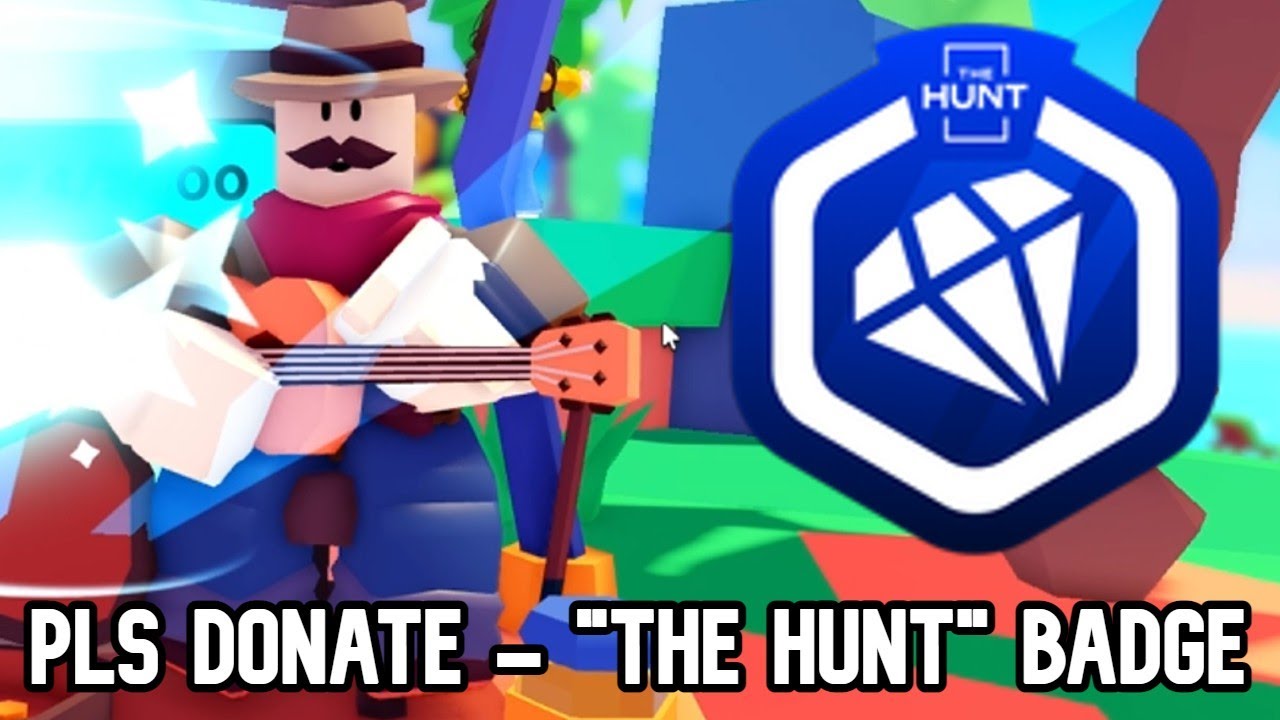 ROBLOX PLS Donate - How to Get The "Diamond Donor" Badge! | The Hunt ...