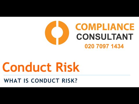 Conduct Risk Overview Framework: Assess, Define, Strategise - YouTube