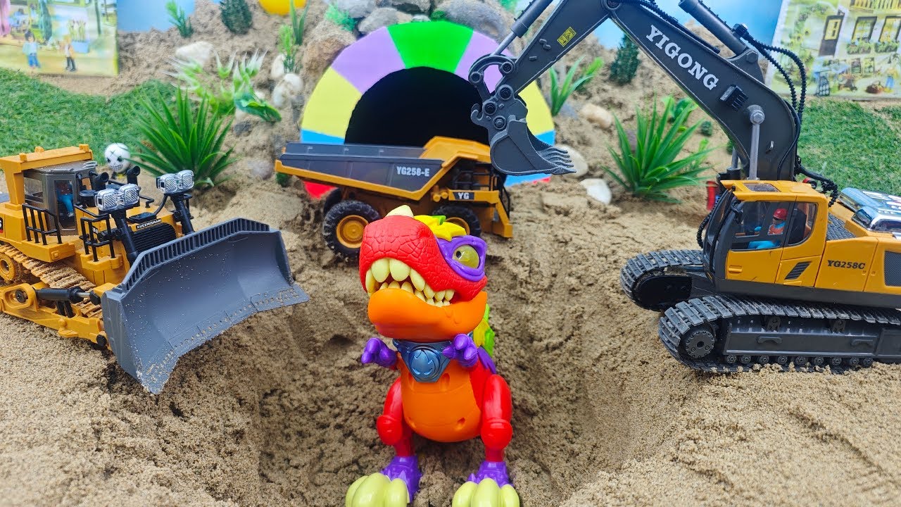 TOP 3 Construction Toy Trucks & Diggers Ultimate Challenge | Best Kids ...