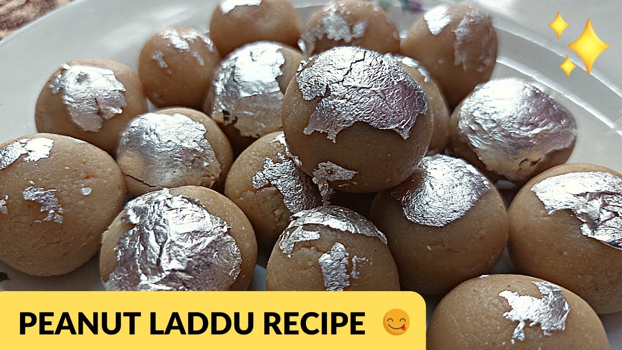 Only 2 Ingredients Peanut Laddu Recipe - YouTube