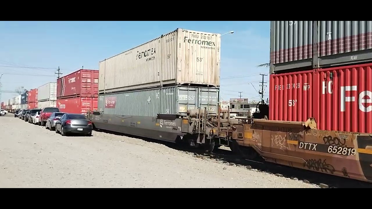 IMIMX 09... FXE 4689, UP 4772... calle primera Palaco ... 9 marzo 2024.. - YouTube