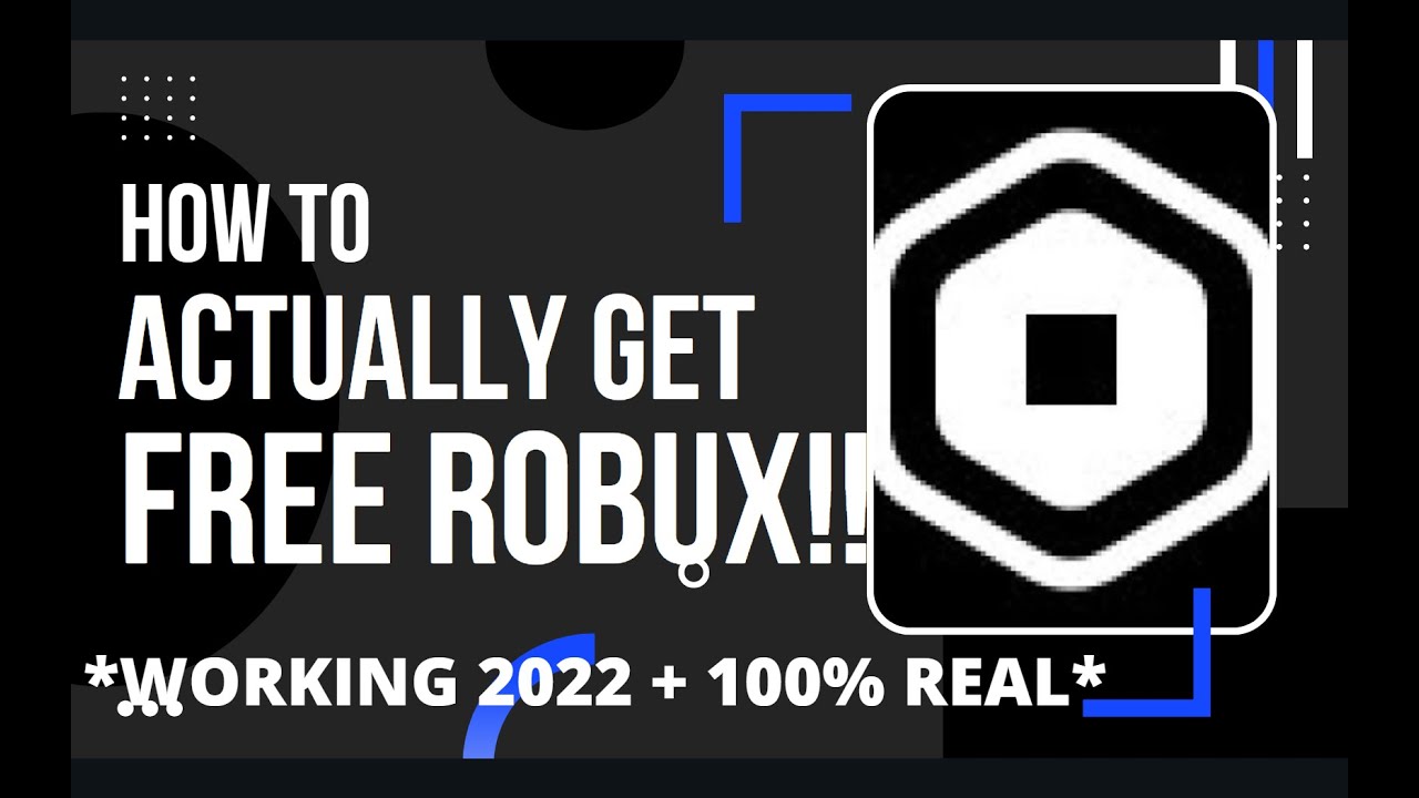 How To Actually Get Free Robux *REAL WAY NOT A SCAM* - YouTube