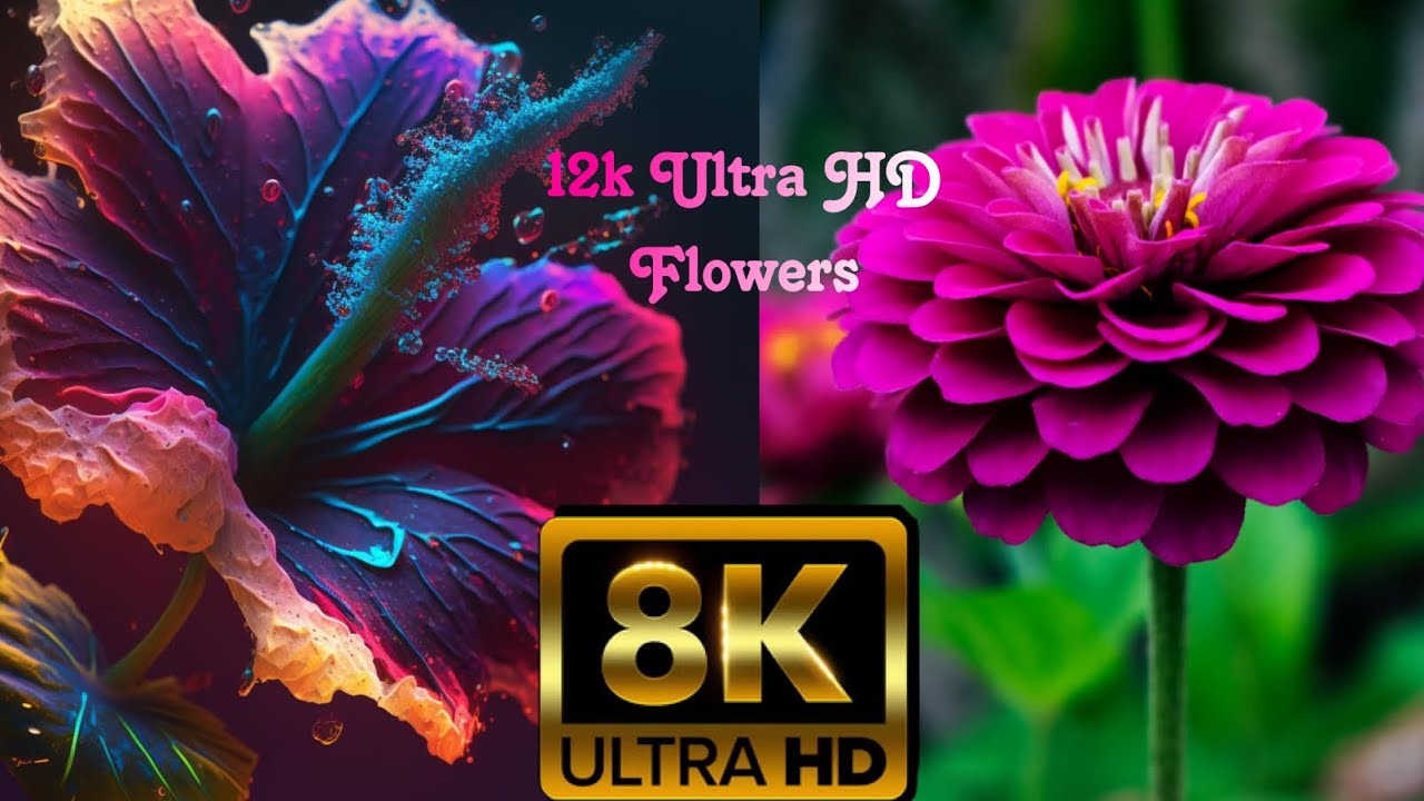 12k Ultra HD Beautiful Flowers 🌹🌺 । - YouTube