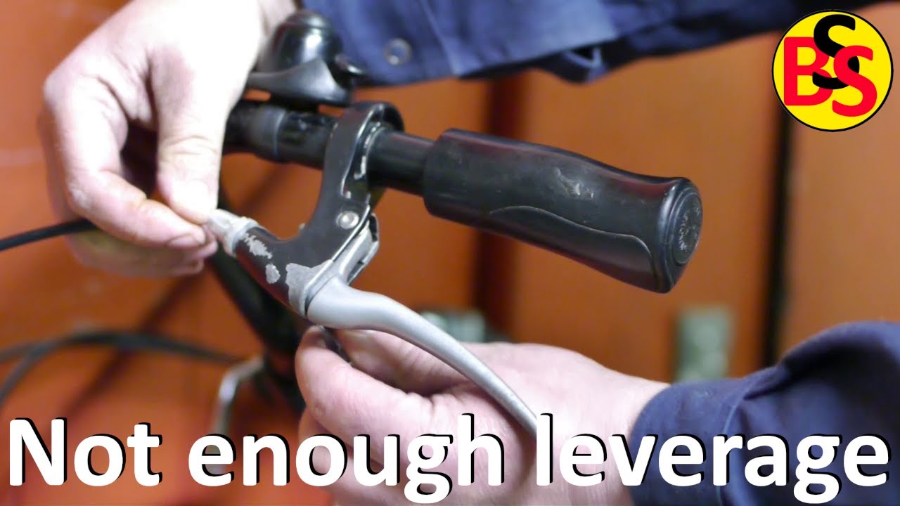 Fixing a break lever issue on a Juncker - YouTube