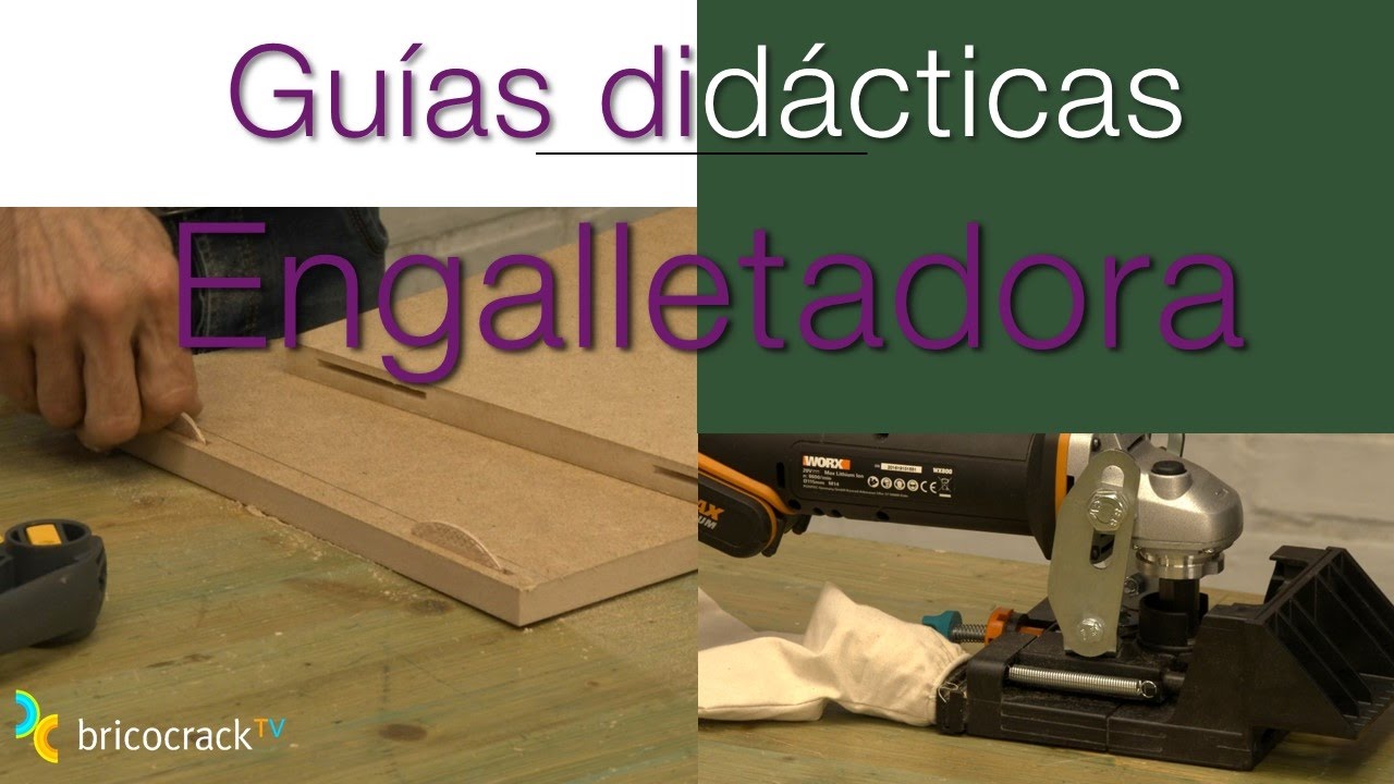 Ensamblar madera con galletas (Bricocrack) - YouTube
