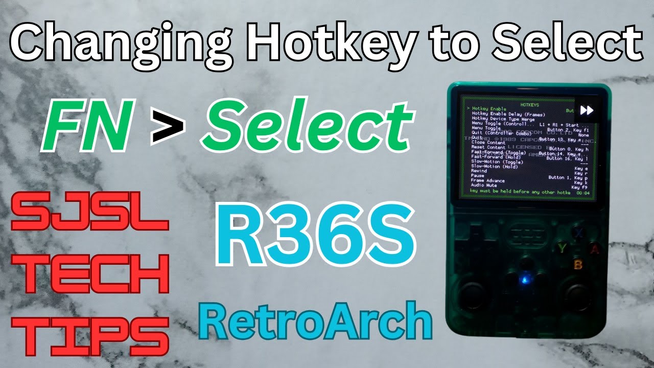 Changing the Global RetroArch Hotkey Back to Select in ArkOS on the ...