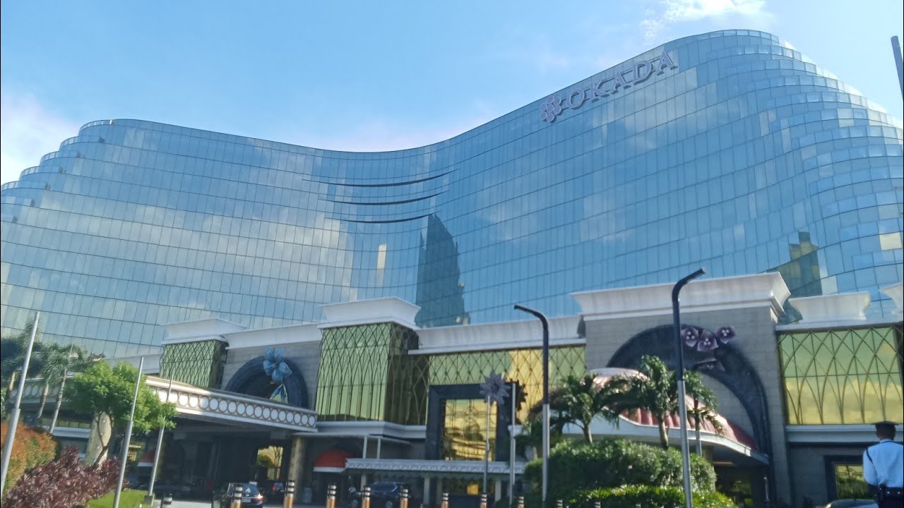 outside in Okada casino - YouTube
