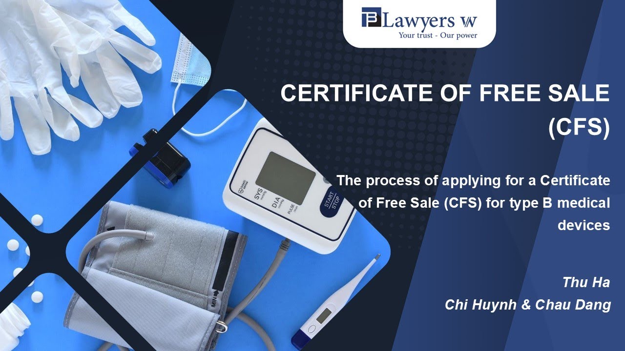 #20 CFS: The process of applying for a Certificate of Free Sale (CFS ...