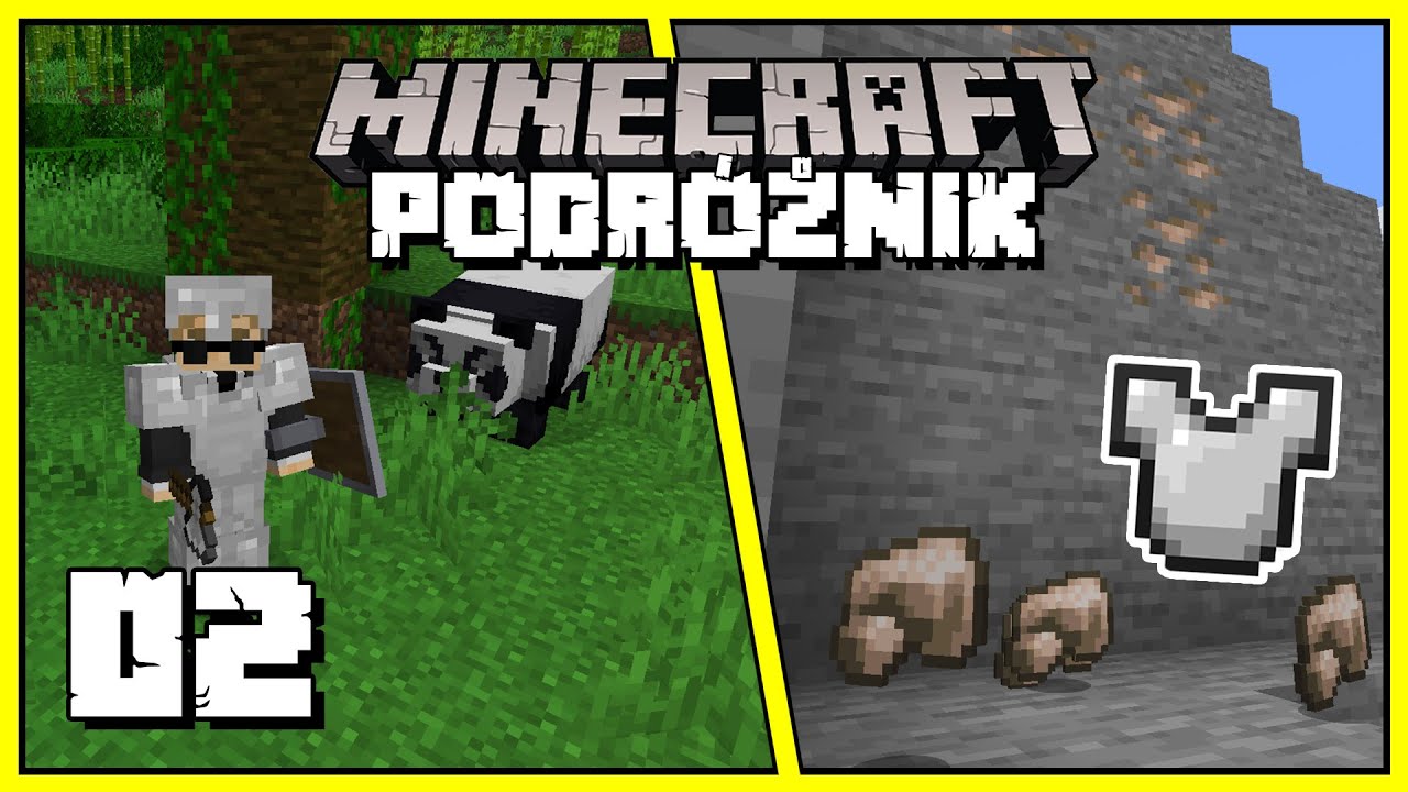 Minecraft Podróżnik #002 - żelazna zbroja, wiadro z lawą i nowe zasady ...