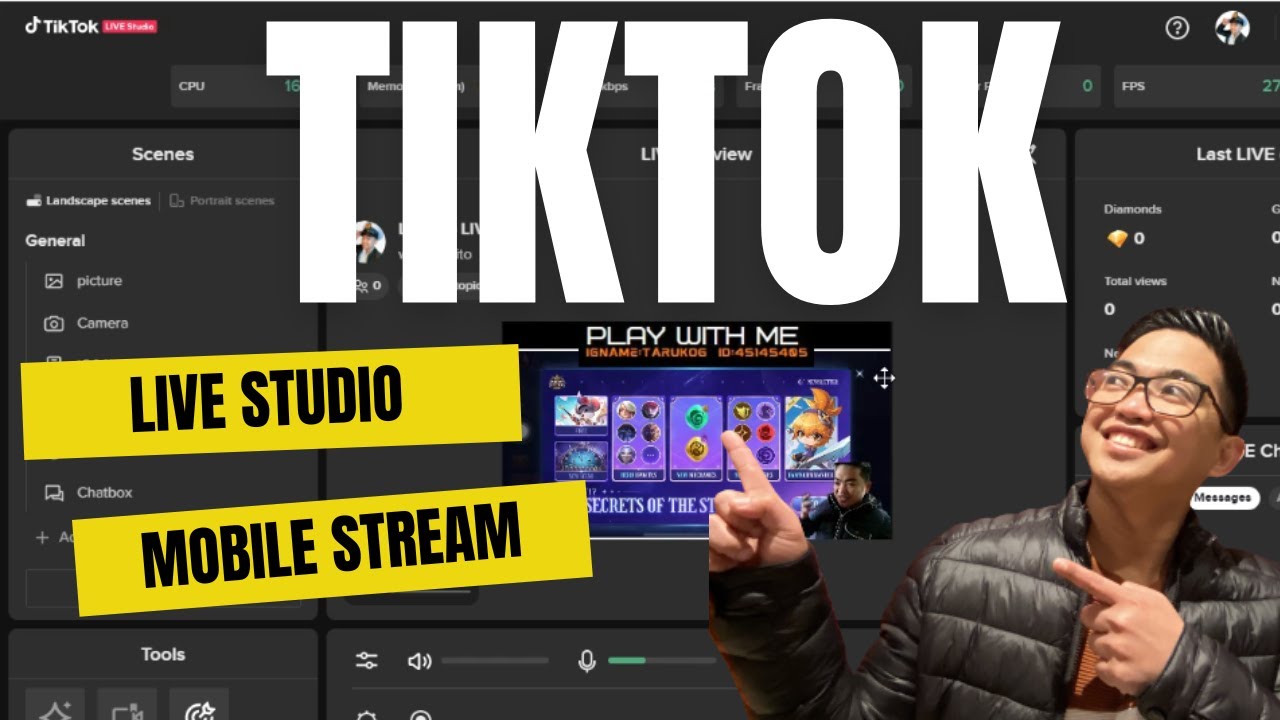 Paano Mag Live sa Tiktok Live Studio | Mobile Streaming | Tagalog ...