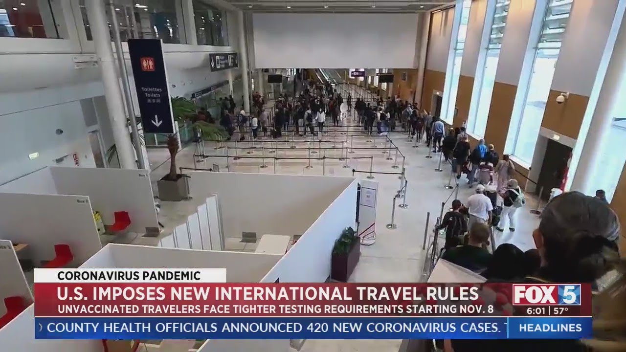 White House Outlines New International Travel Rules - YouTube