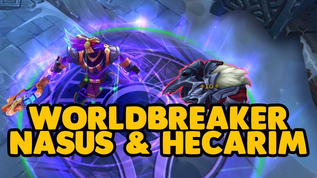LoL Worldbreaker Hecarim & Nasus Skins - YouTube
