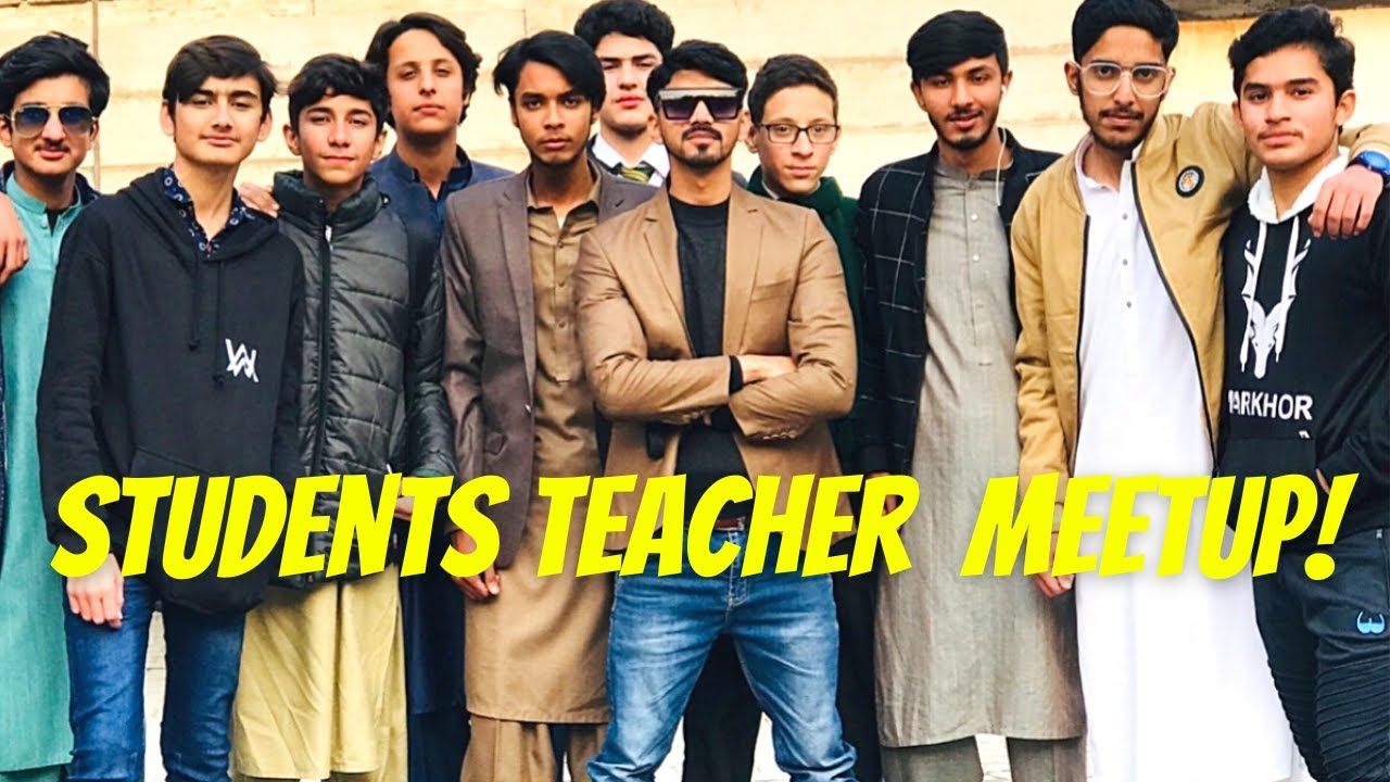 Students Teacher Meetup | teacher gets surprised by class | Best ...