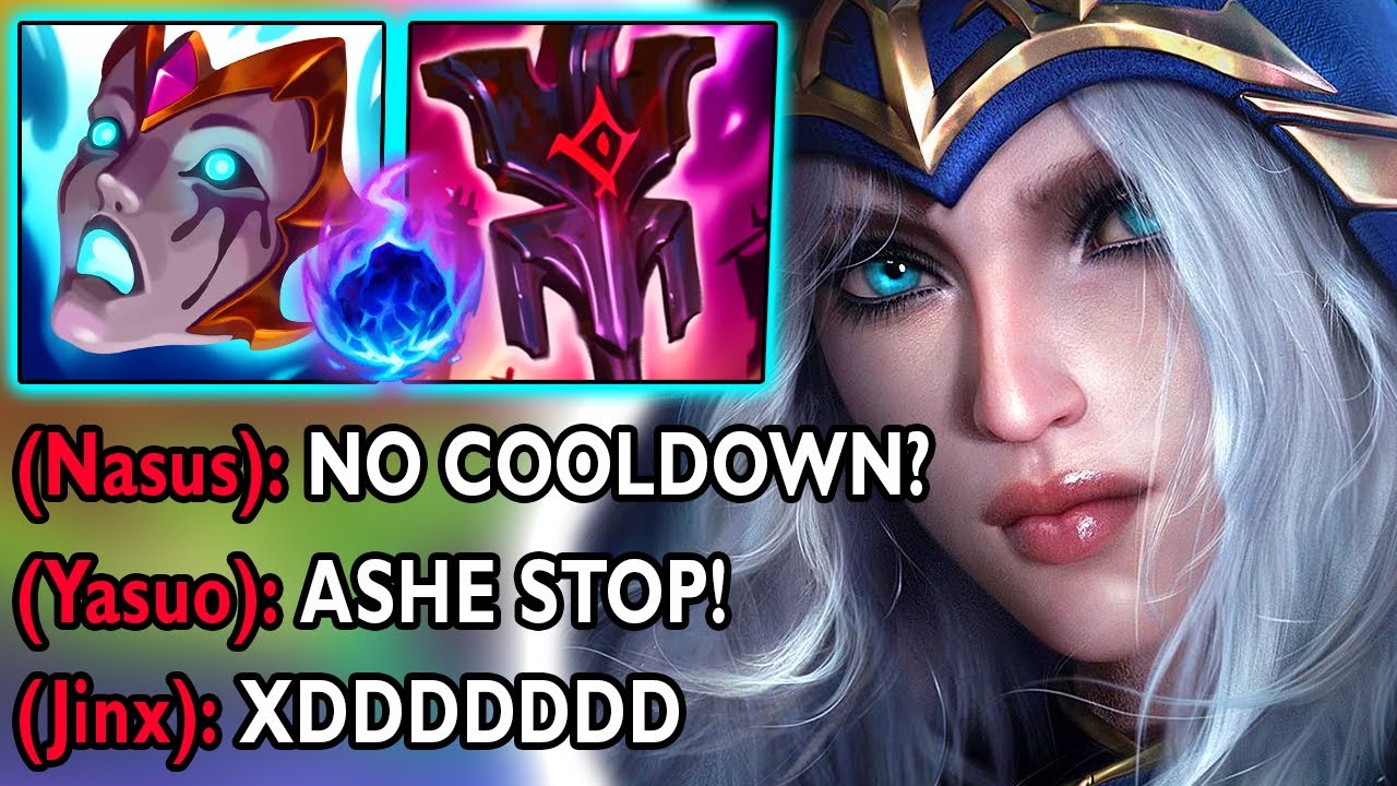 EXTREME AP ASHE COOLDOWN BUILD MAKES ENEMIES SAD IRL - YouTube