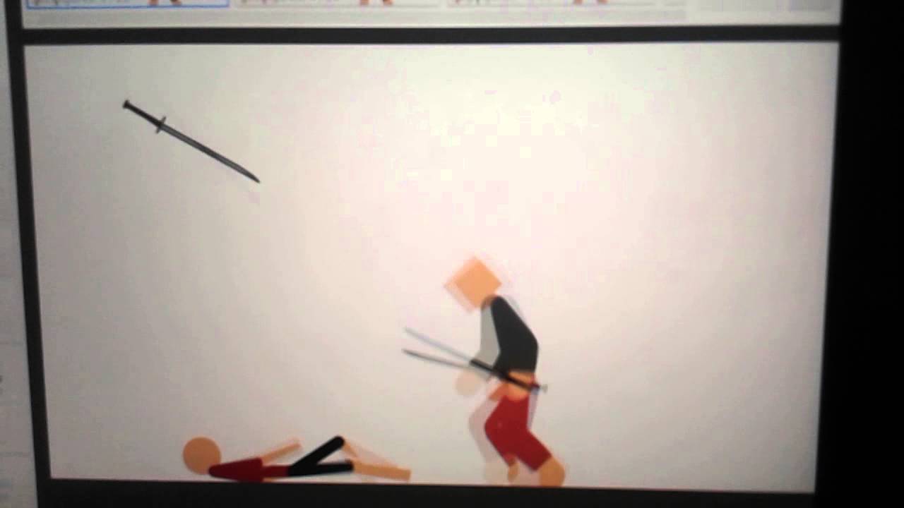 "Sword Fight" Animation | Made in Stick Nodes - YouTube