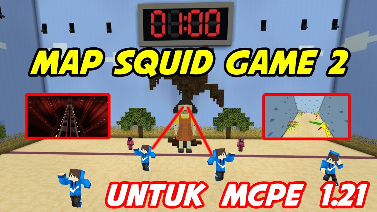 Download Map Squid Game 2 MCPE 1.21: Seru Buat Mabar, Banyak Mini Game ...